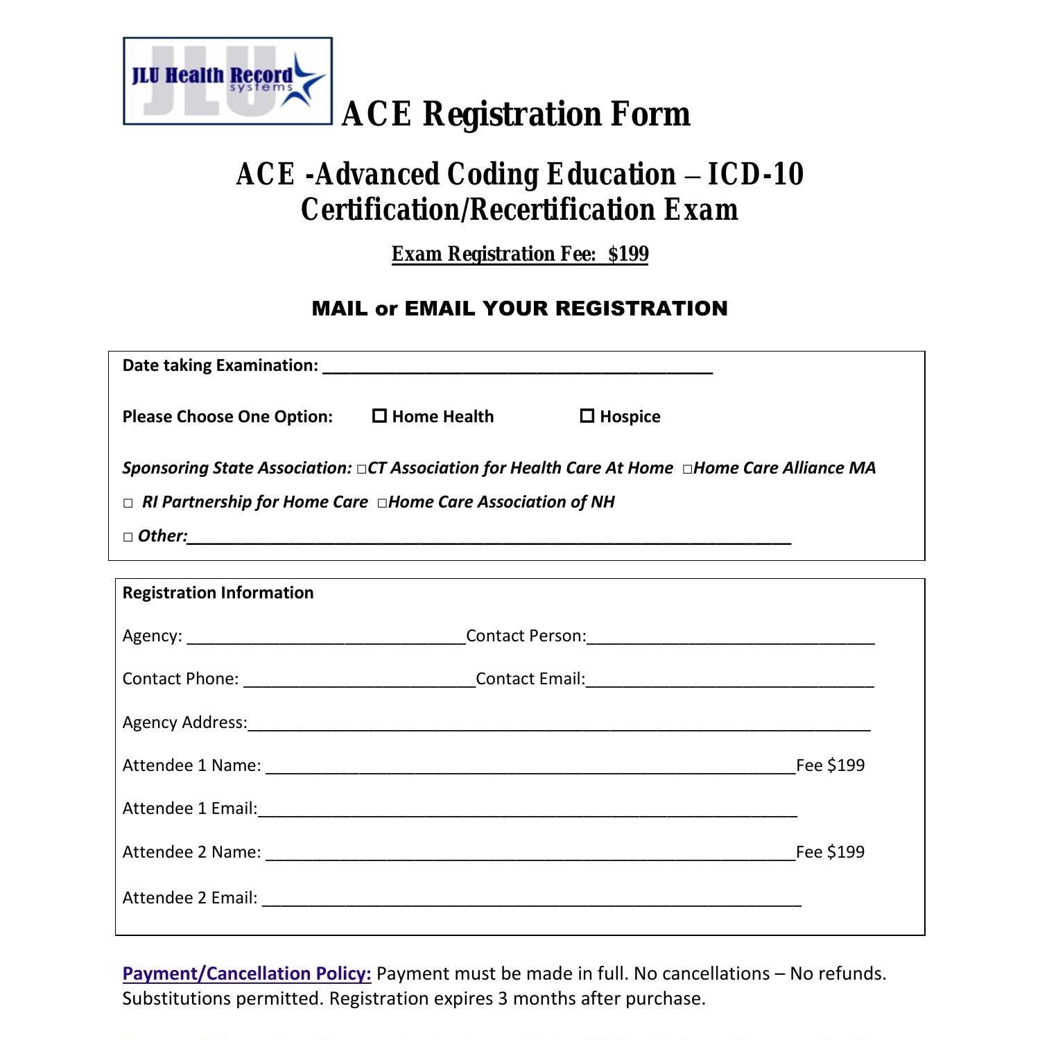 ACE Exam Registration Form.docx | DocDroid