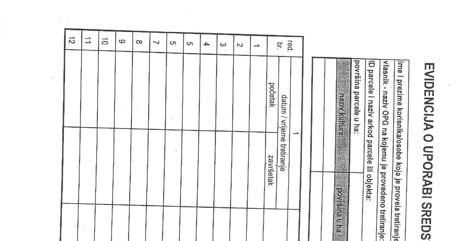 Evidencijski list o upotrebi sredstava za zaštitu bilja.pdf | DocDroid