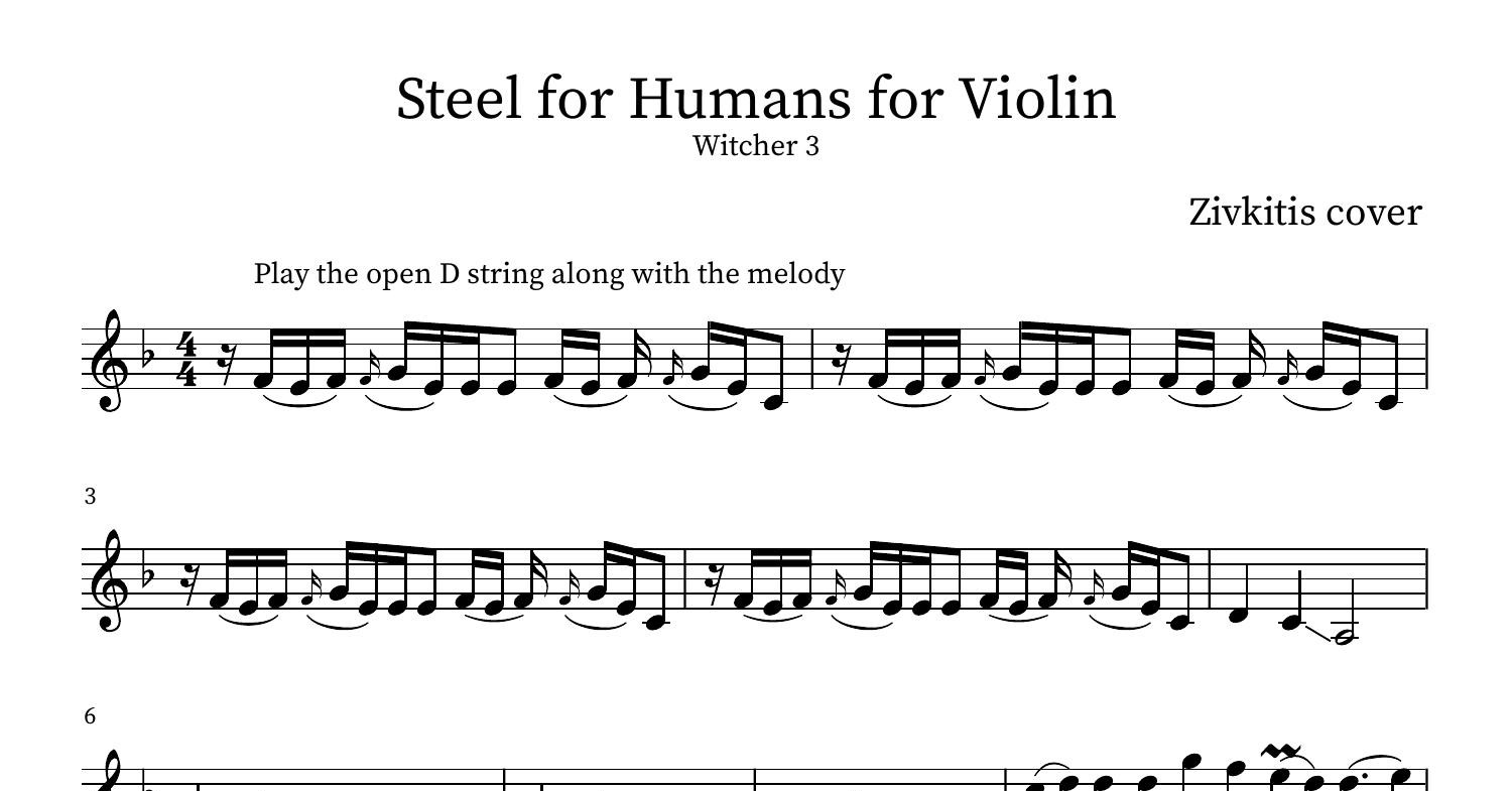 Steel for Humans for Violin.pdf | DocDroid