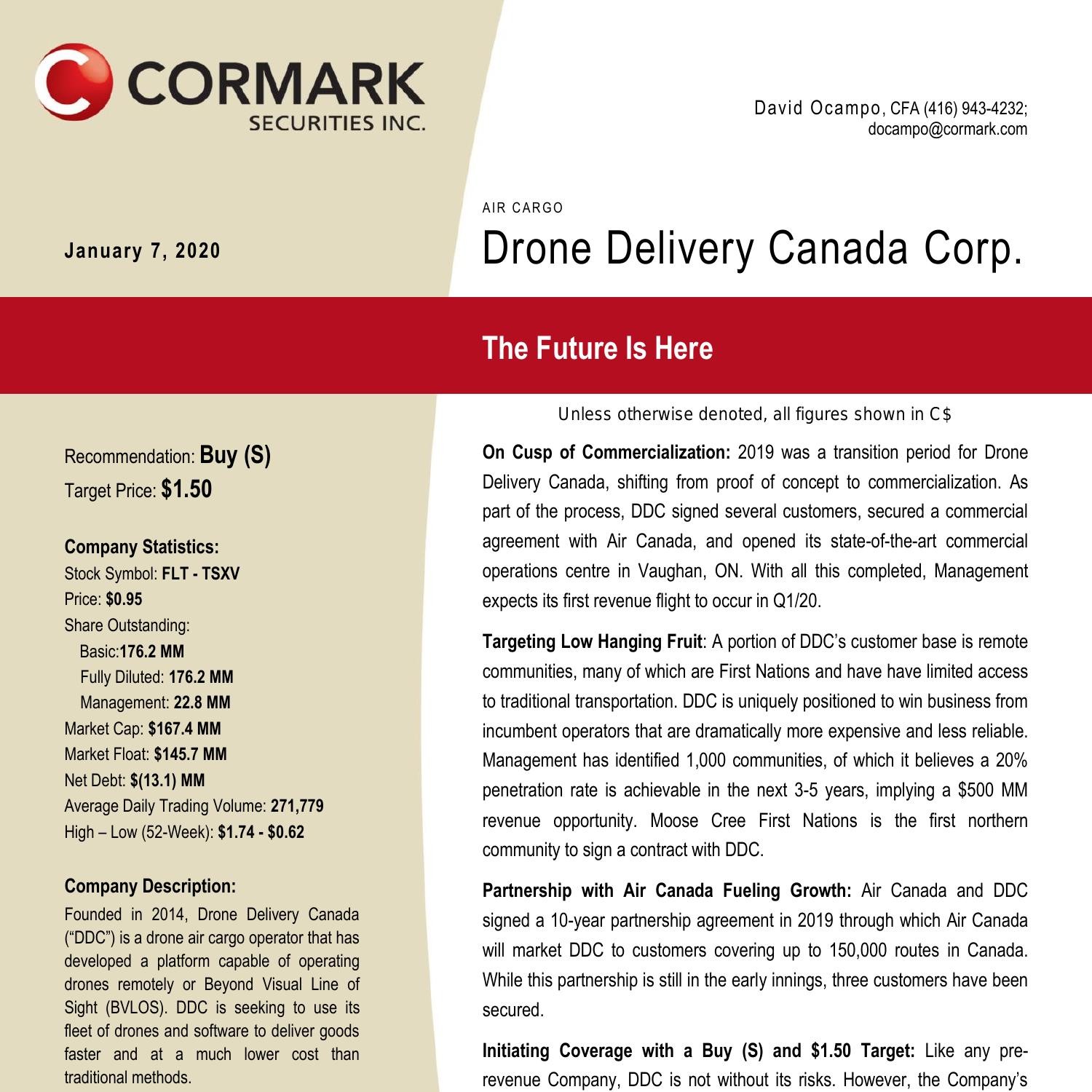 Drone Delivery Canada Corporation - Cormark Securities.pdf | DocDroid