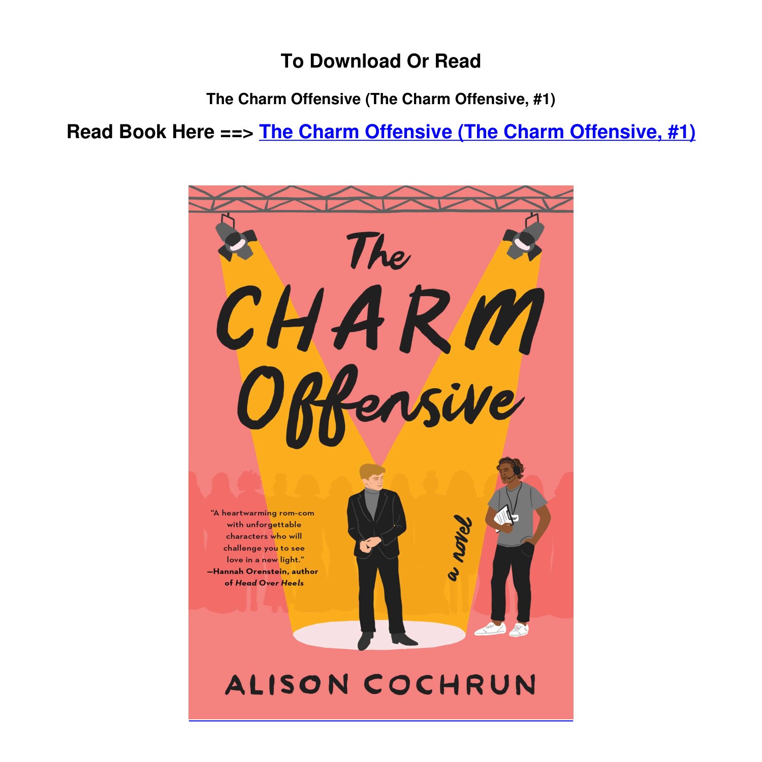 epub Download The Charm Offensive The Charm Offensive 1 by Alison ...