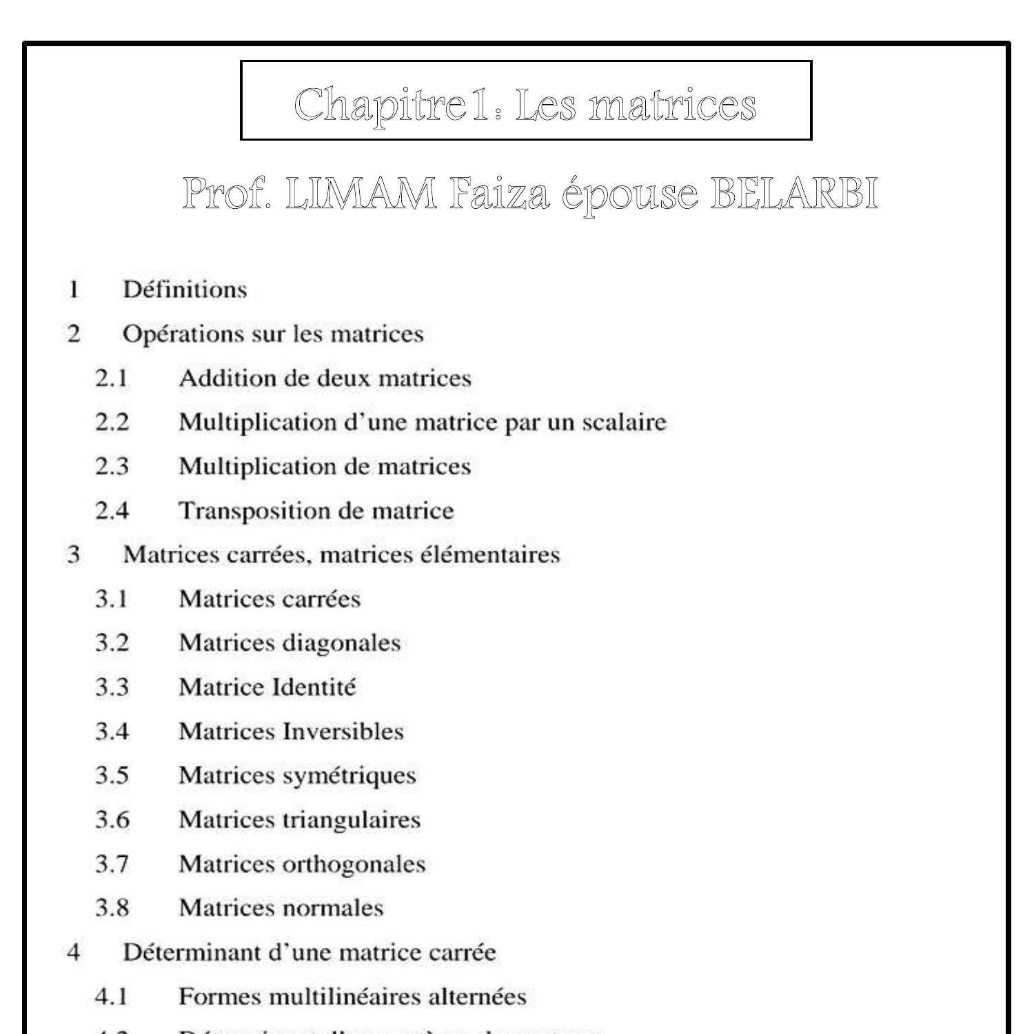 Chapitre 1 Les matrices.pdf | DocDroid