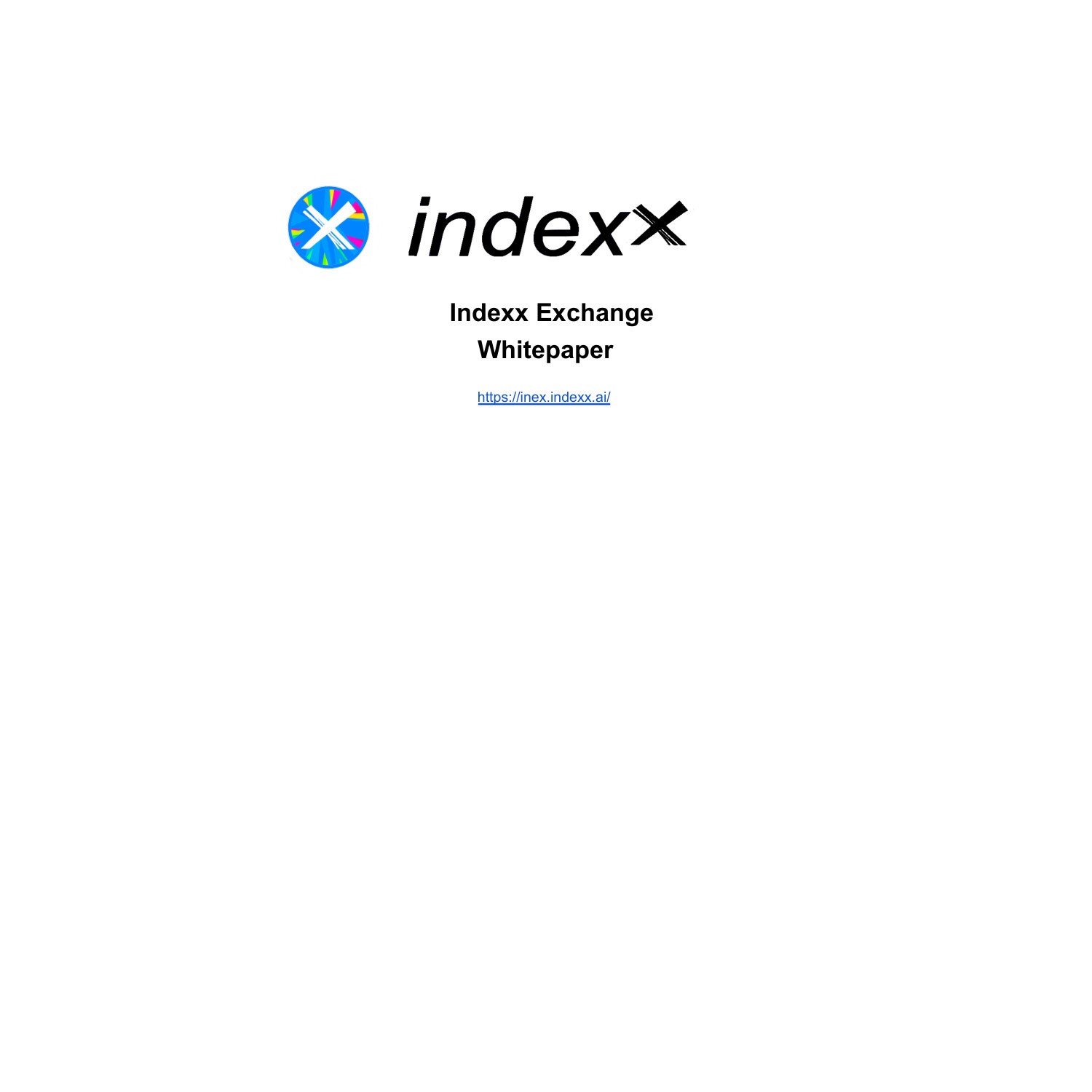 Indexx Exchange Token Whitepaper V1.2.pdf | DocDroid