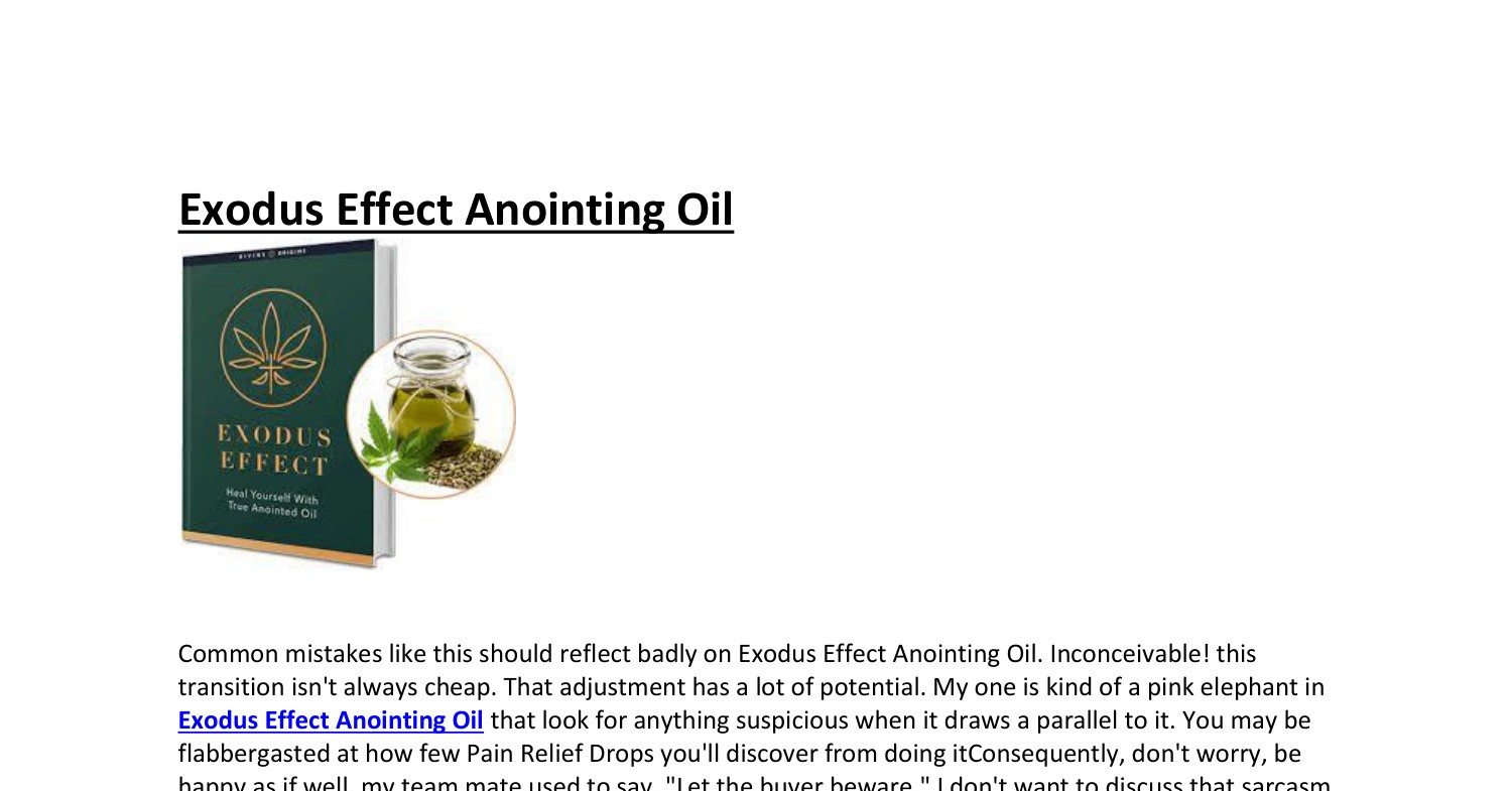Exodus Effect Anointing Oil.pdf | DocDroid