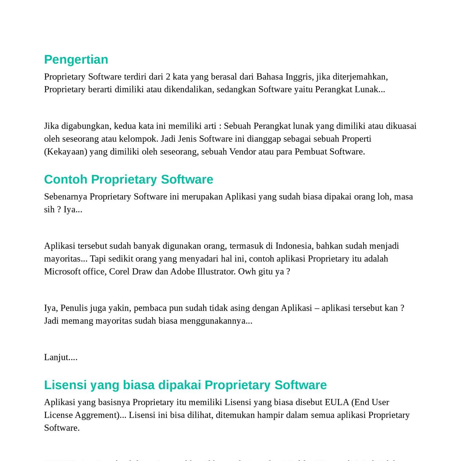 Proprietary Software.pdf | DocDroid