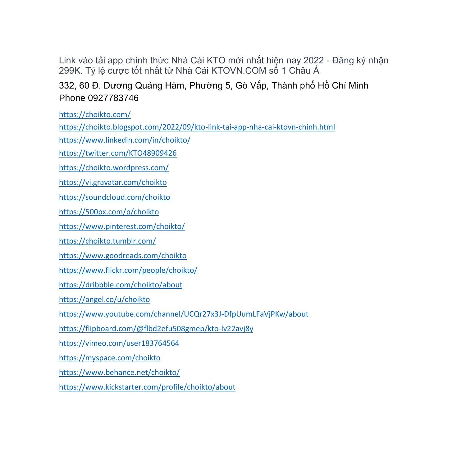 Link vào tải app chính thức Nhà Cái KTO mới nhất hiện nay 2022.docx | DocDroid