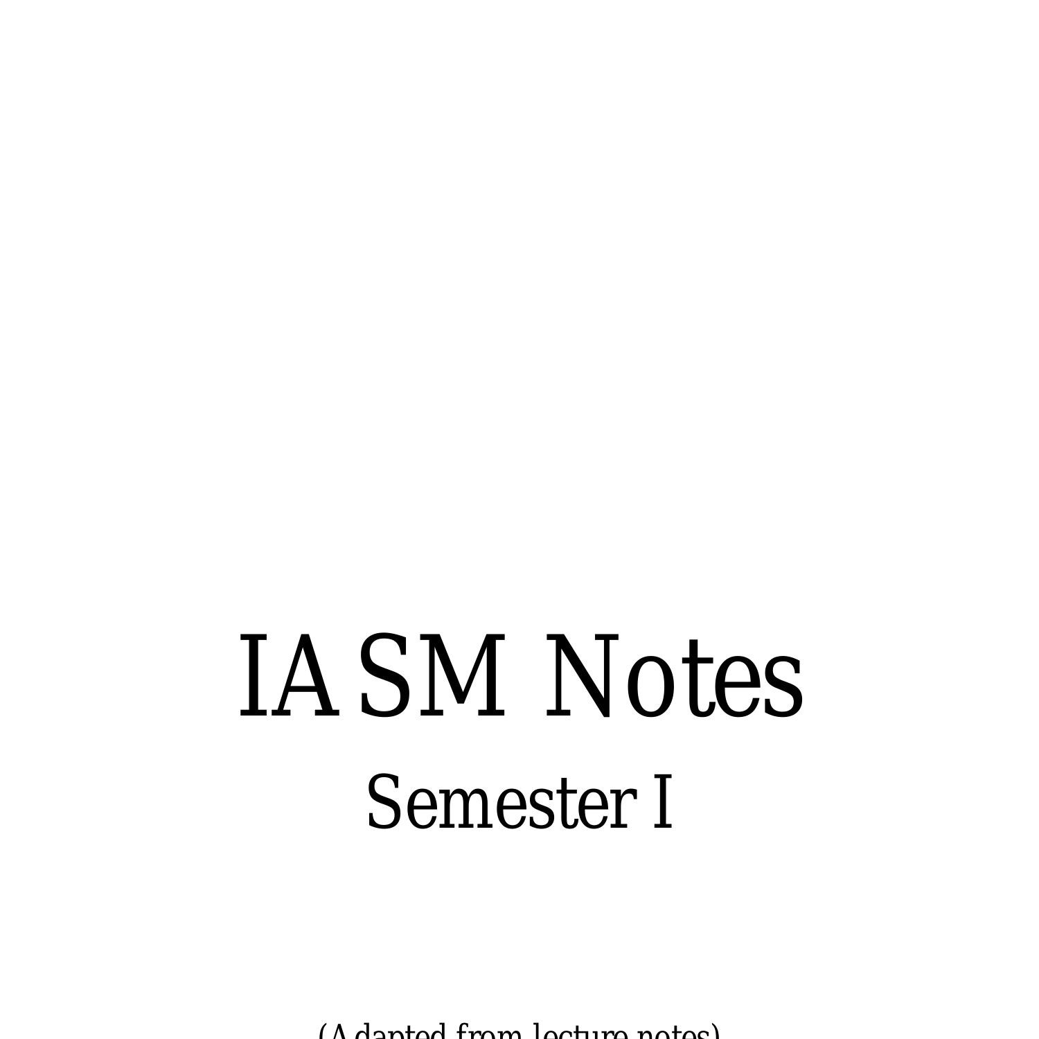 IASM notes (I).pdf | DocDroid