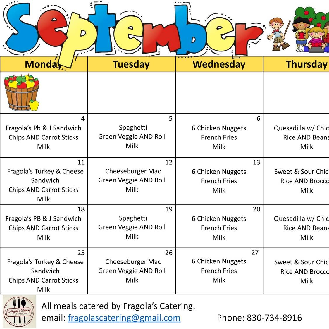 September Lunch Menu.pptx | DocDroid