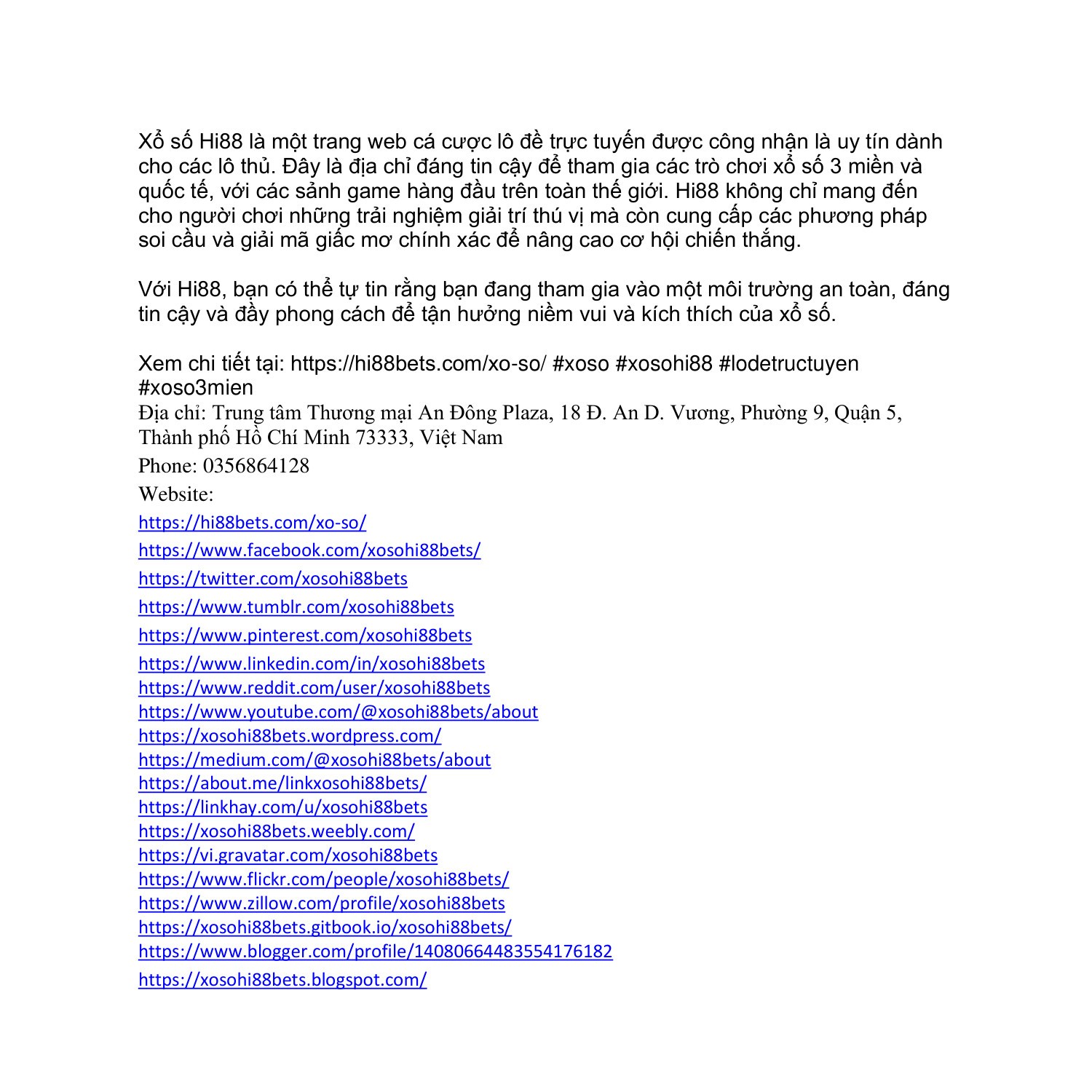 Xổ số Hi88.docx | DocDroid