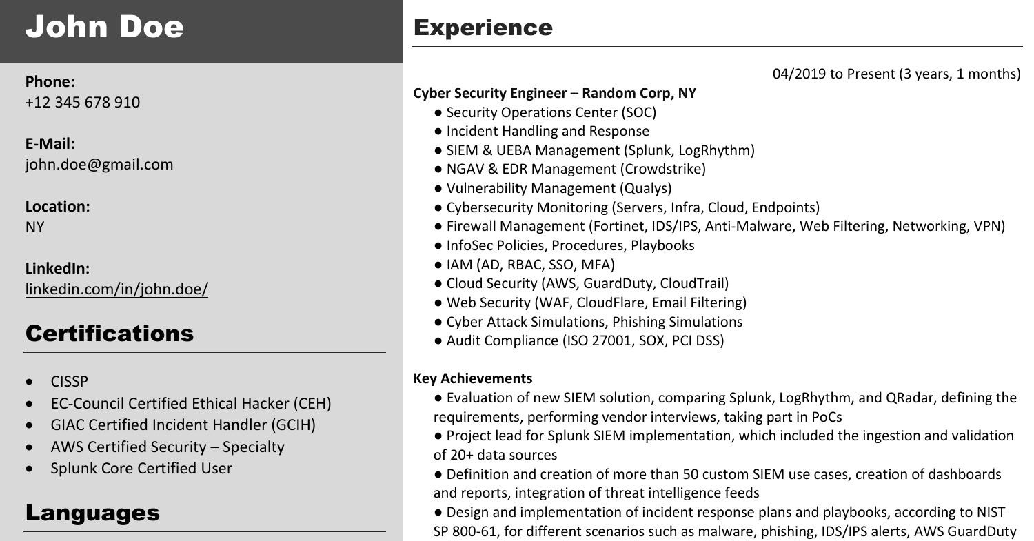 Resume_John Doe.pdf | DocDroid