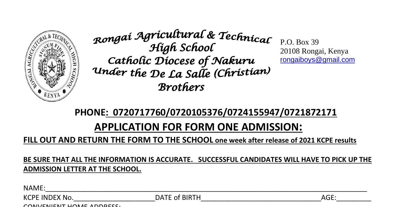 FORM 1 APPLICATIONS 2022.pdf | DocDroid