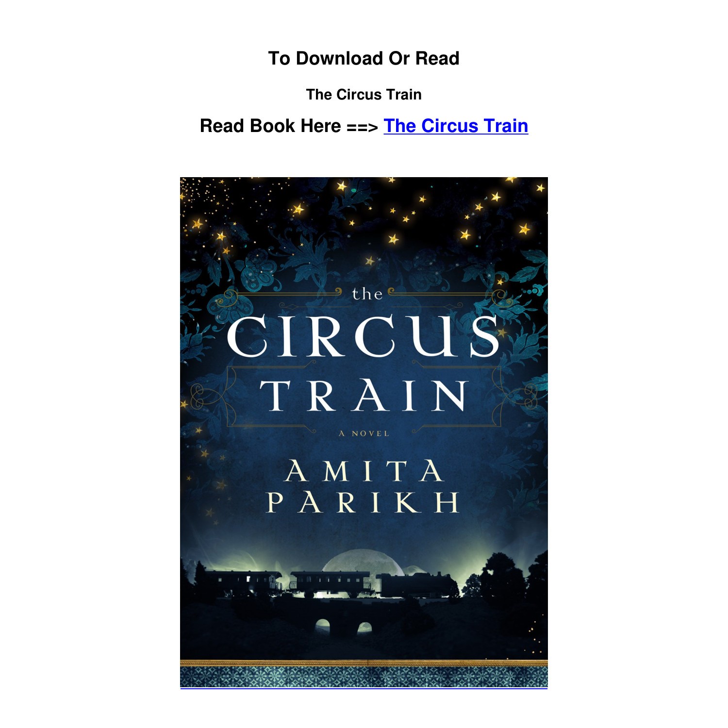 DOWNLOAD Pdf The Circus Train By Amita Parikh.pdf | DocDroid
