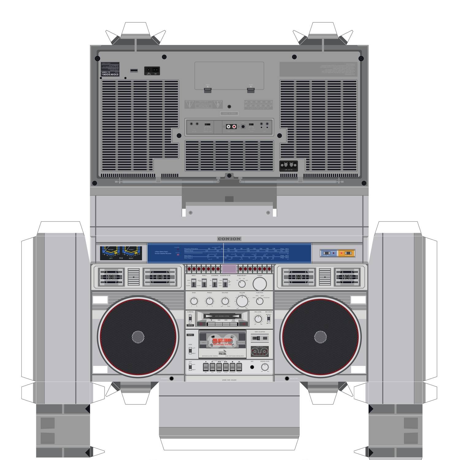Conion C-100F -Papercraft - v1.0.pdf | DocDroid