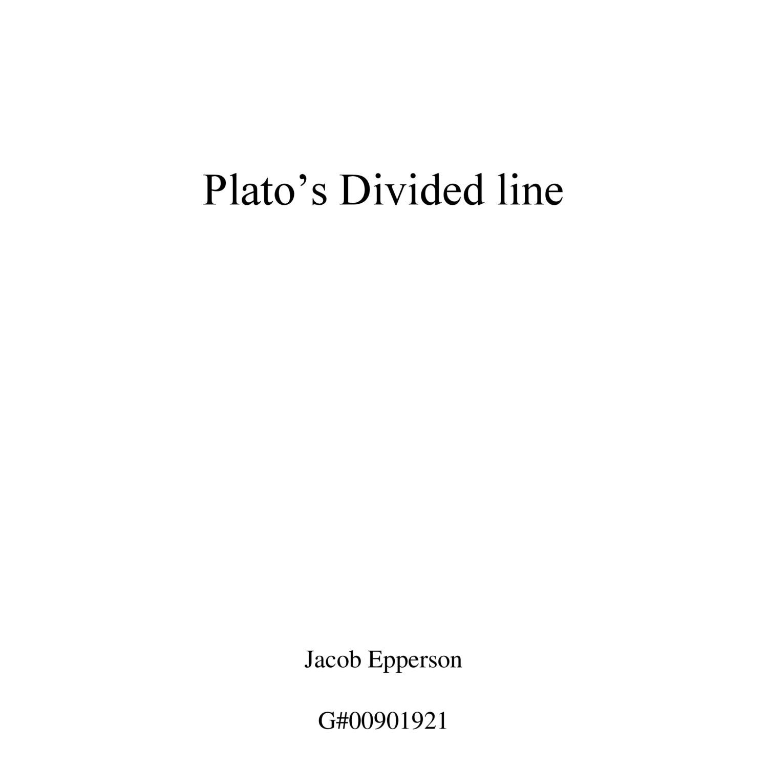 The Divided Line Final Version.pdf | DocDroid