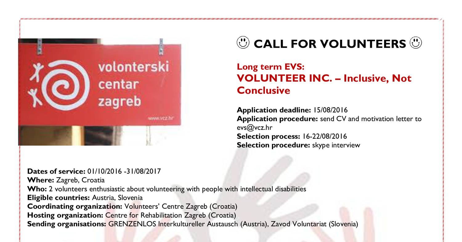 CALL for Volunteers_EVS Volunteer INC.pdf | DocDroid