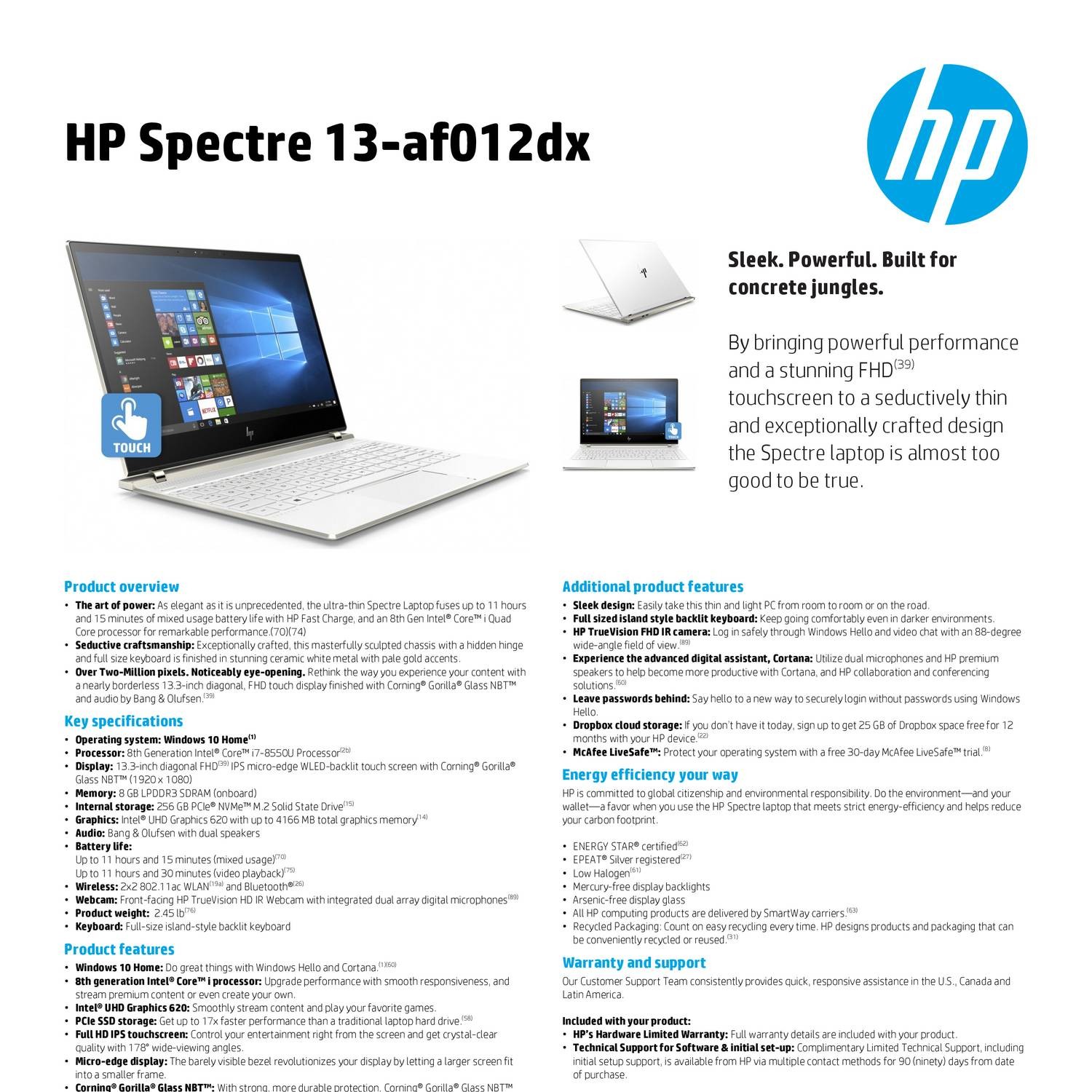 HP Spectre 13 Laptop.pdf | DocDroid