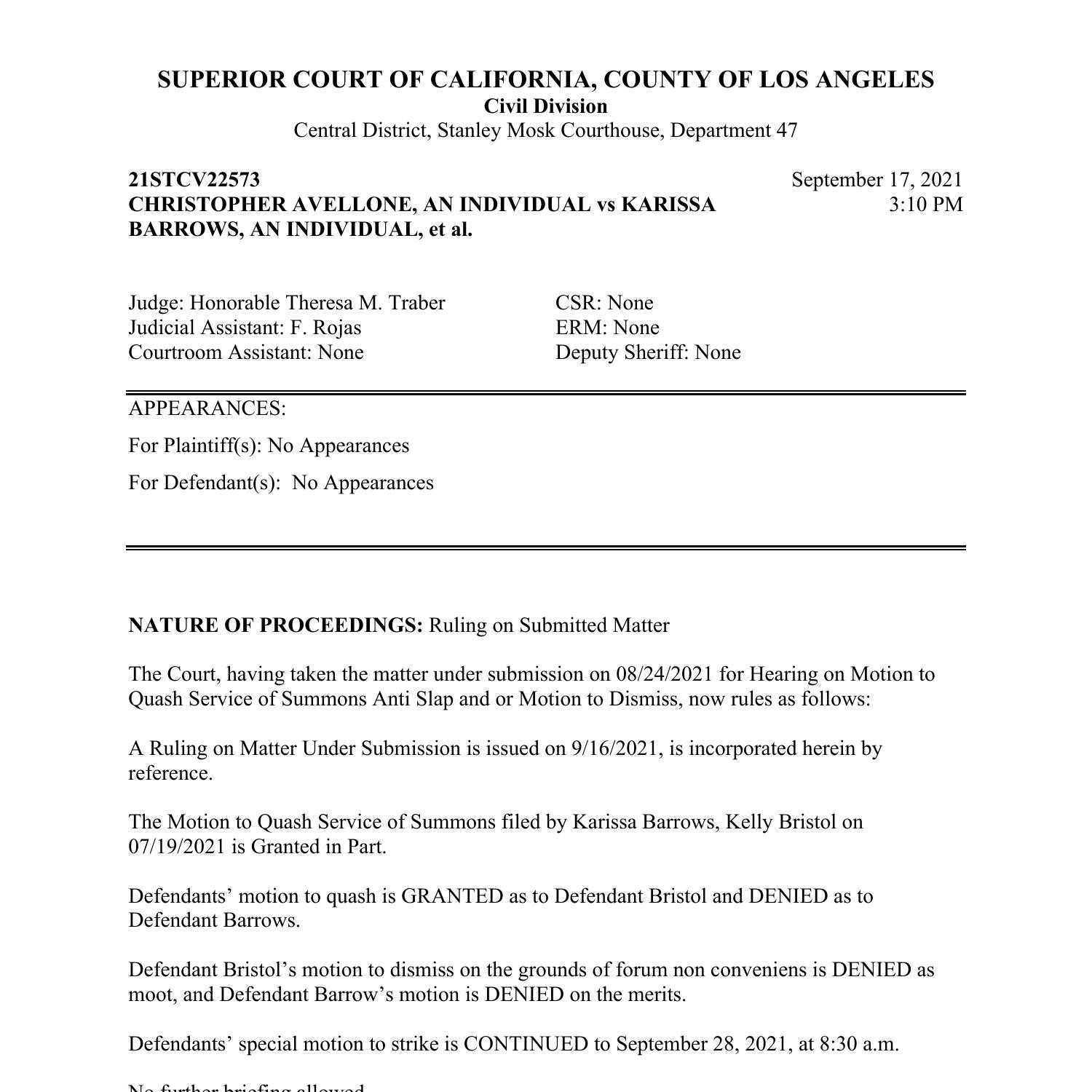 2021-09-17 Minute Order Ruling on Submitted Matter.pdf | DocDroid