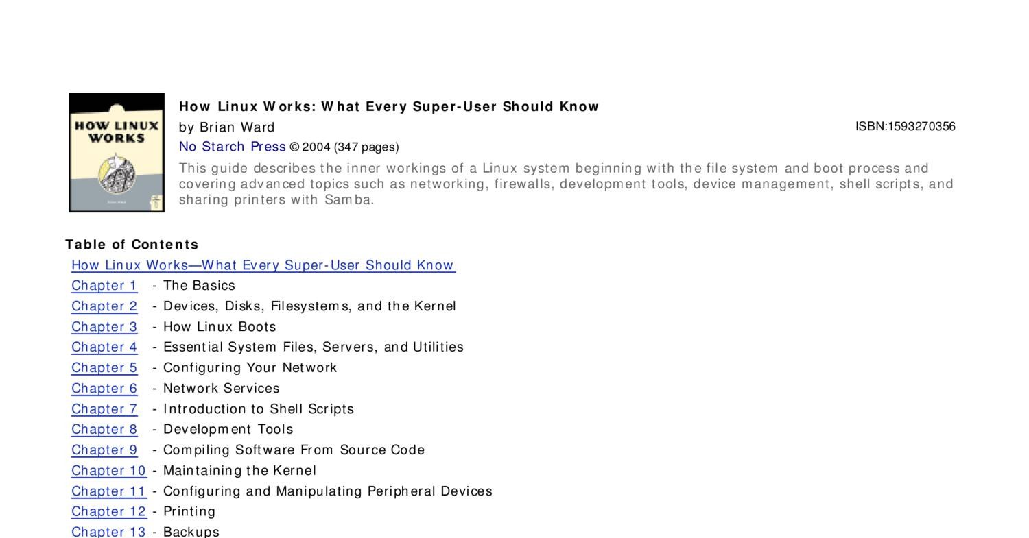 How_Linux_Works_(2004)[BrianWard].pdf | DocDroid