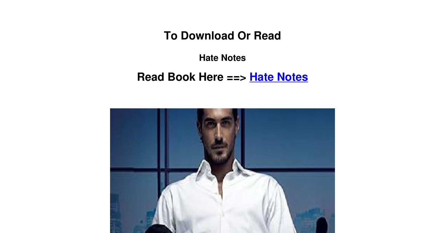 PDF DOWNLOAD Hate Notes by Vi Keeland.pdf | DocDroid