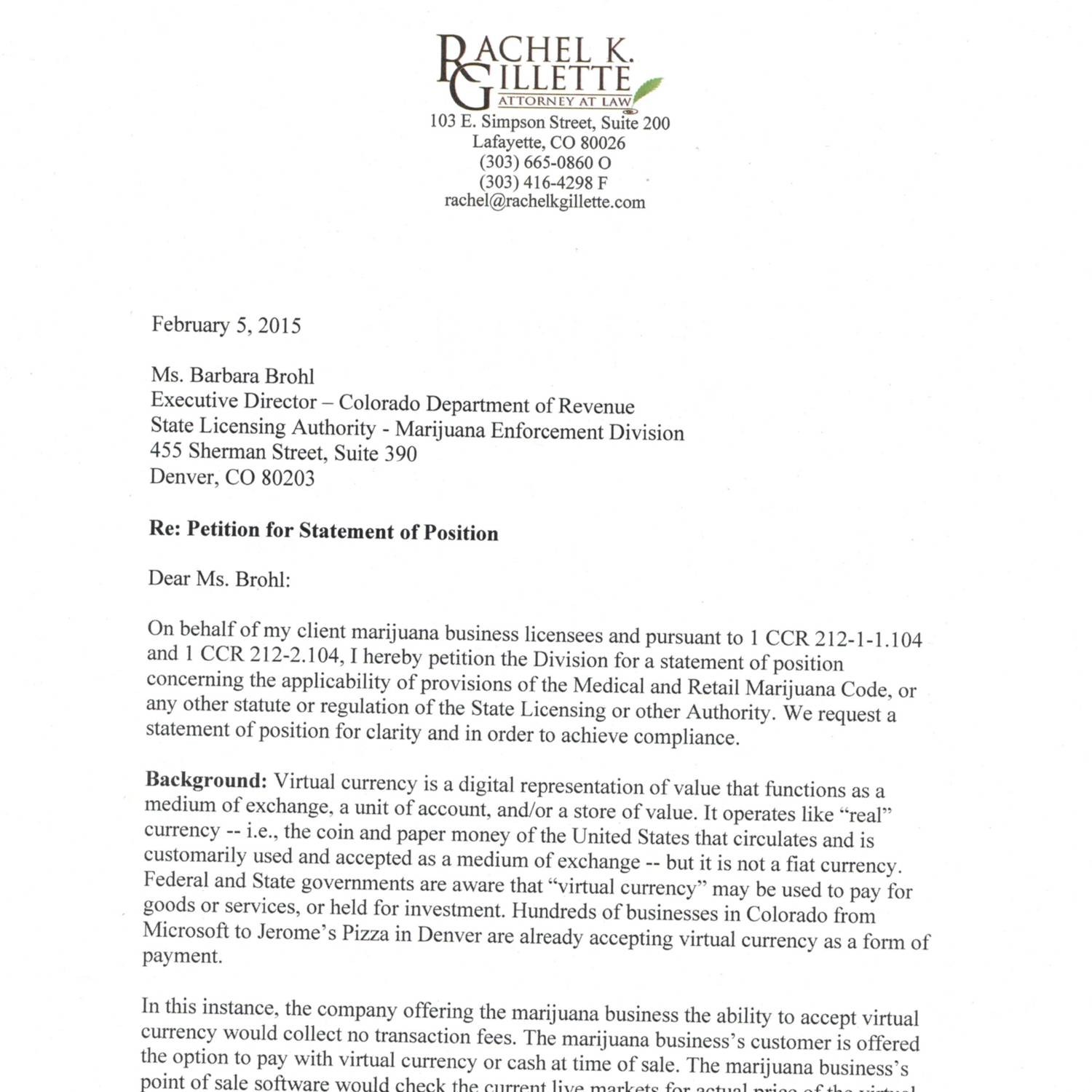 Request for Statement of Position- Virtual Currency 2-5-15.pdf | DocDroid