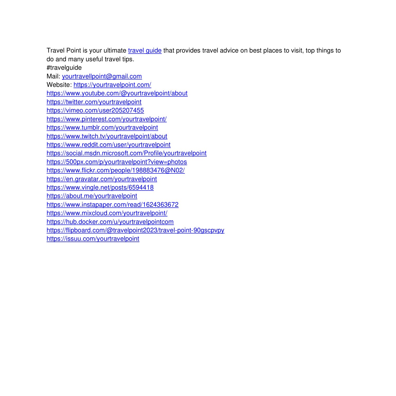 yourtravelpoint-300-profile.docx | DocDroid