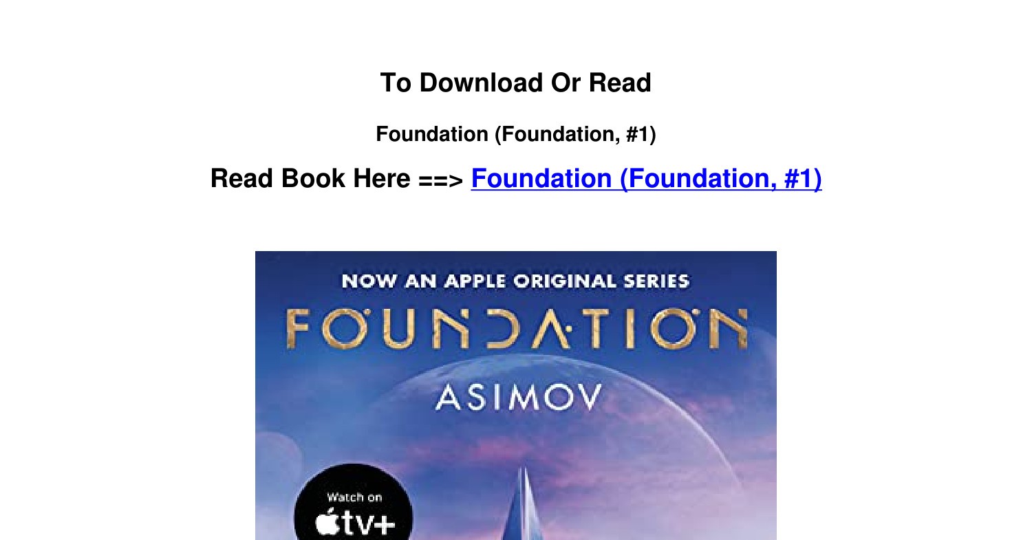 pdf download Foundation Foundation 1 by Isaac Asimov.pdf | DocDroid