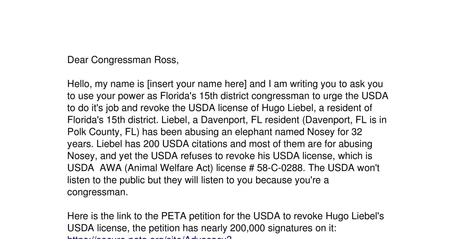 Dear Congressman Ross letter written by Melanie Barrett.docx | DocDroid