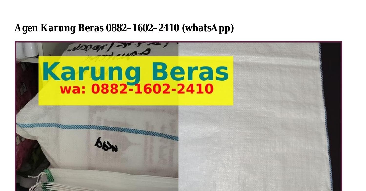 Agen Karung Beras.pdf | DocDroid