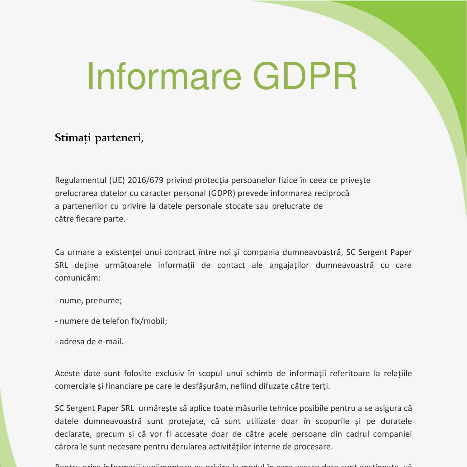 Informare GDPR.pdf | DocDroid