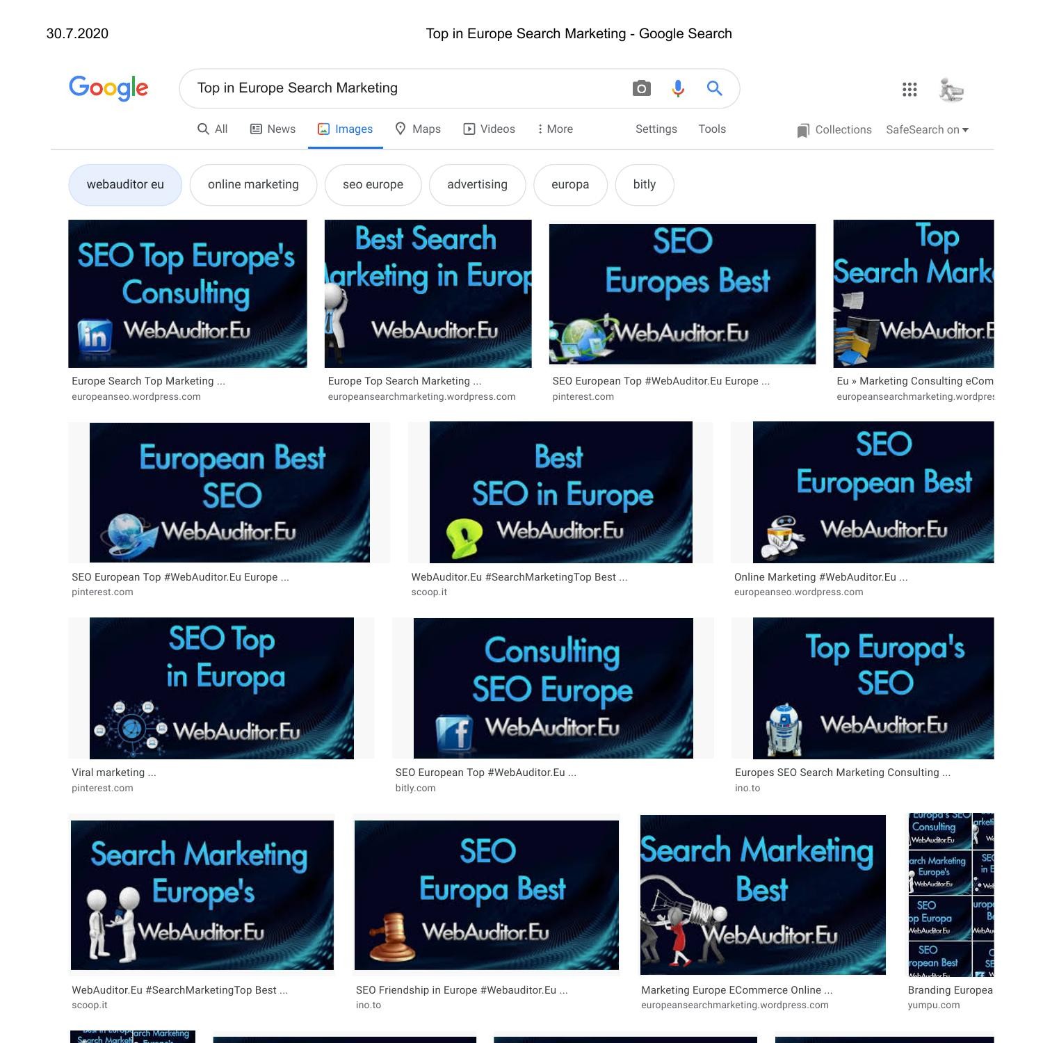 Top in Europe Search Marketing - Google Search #WebAuditor.Eu for ...