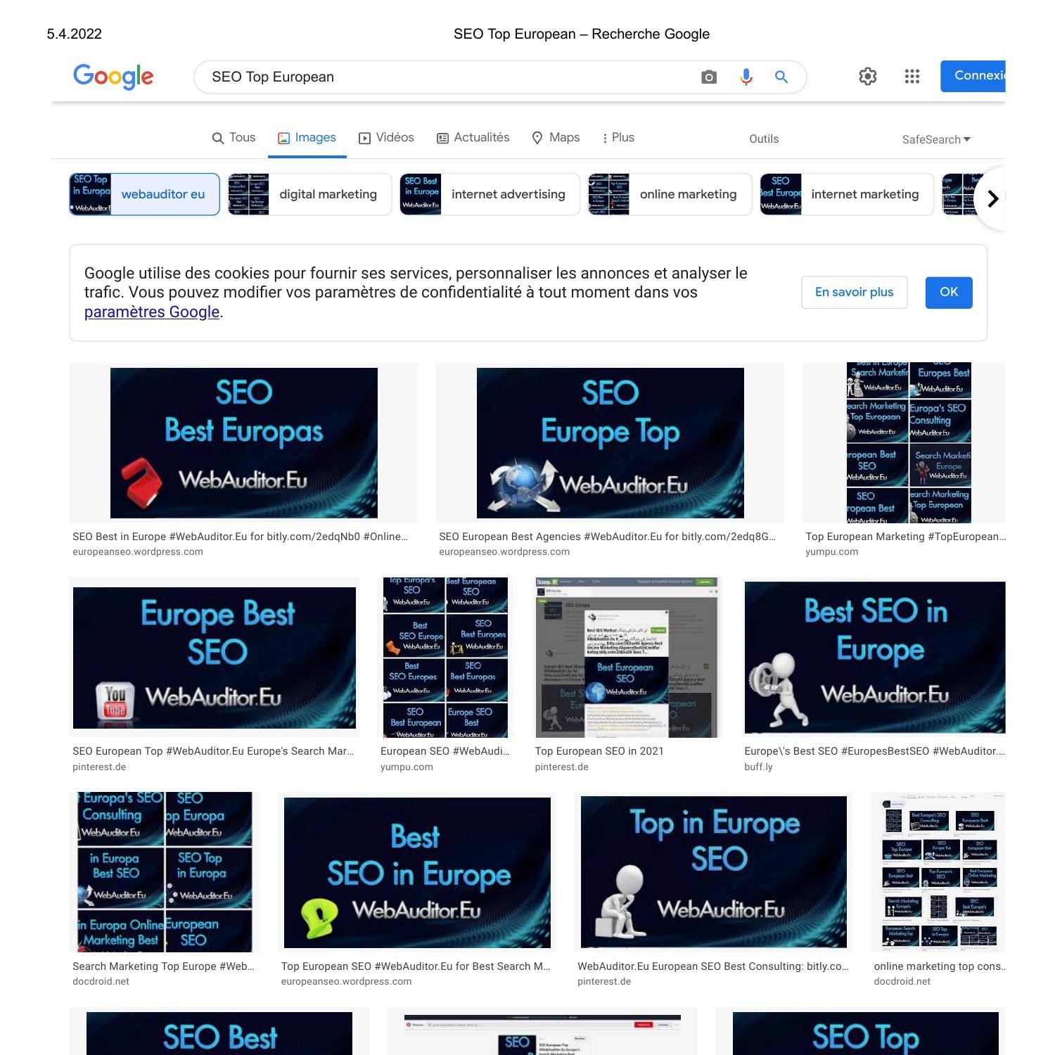 SEO Top European – Recherche Google #WebAuditor.Eu Consulting for Shops Advertising Agency.pdf ...