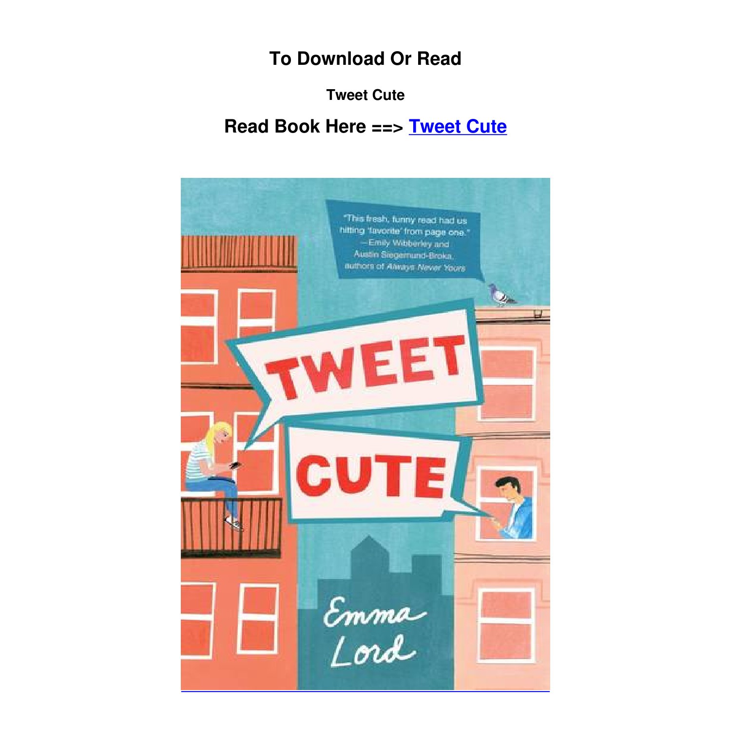 EPUB Download Tweet Cute by Emma Lord.pdf | DocDroid