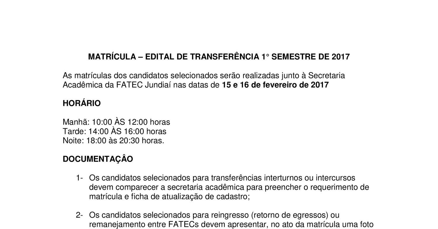 Matrícula _transferência 1° 2017.pdf | DocDroid