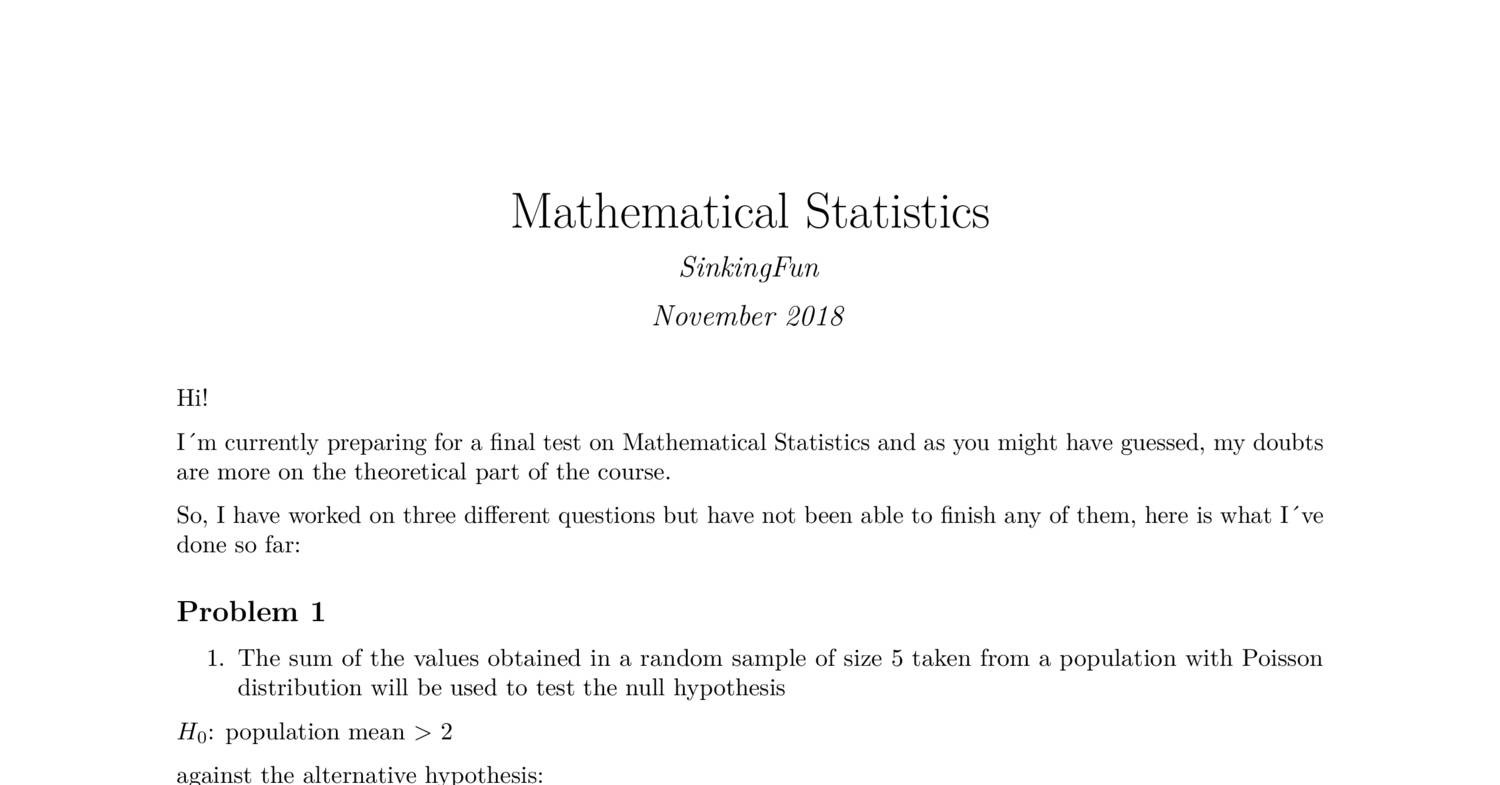 Mathematical Statistics.pdf | DocDroid