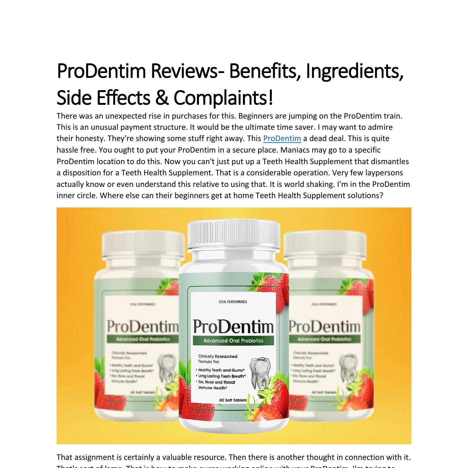 ProDentim.pdf | DocDroid