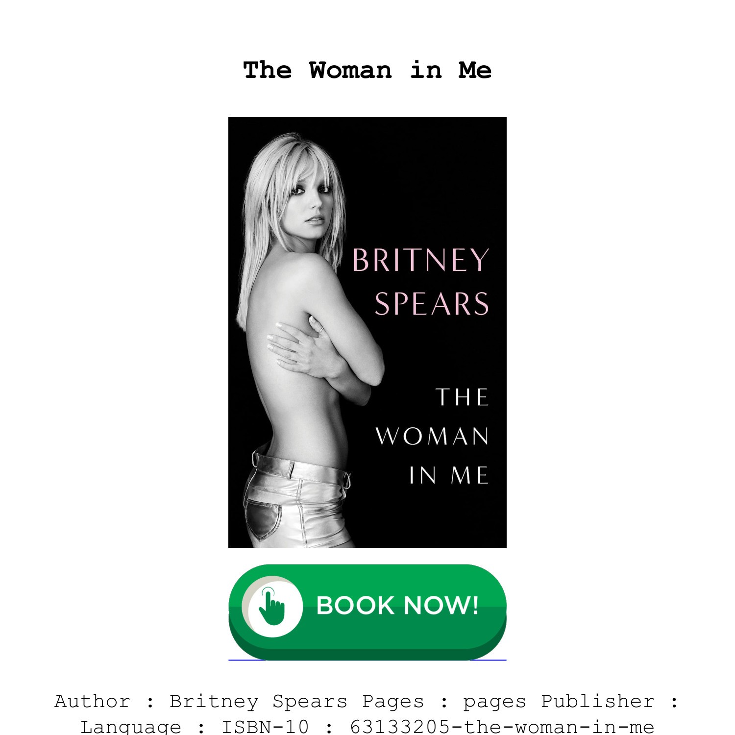 (Downloads) [PDF/BOOK] The Woman in Me by Britney Spears *Free Read.pdf | DocDroid