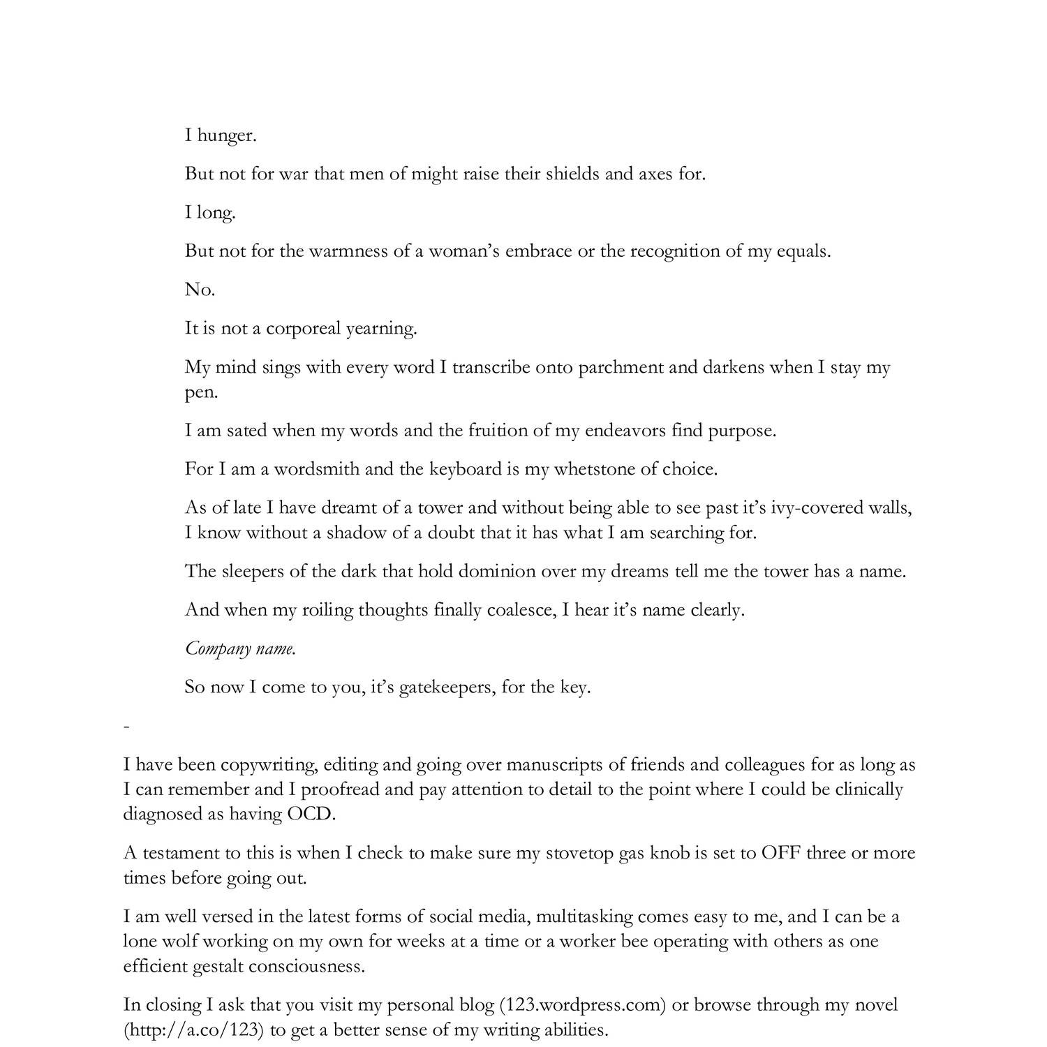 Fake cover letter.pdf | DocDroid