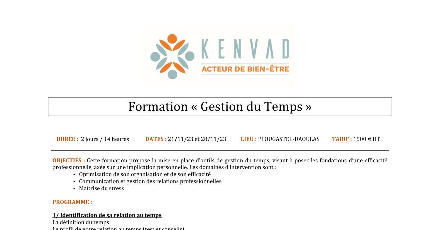 Programme formation gestion du temps - 21 et 28 novembre 2023.pdf | DocDroid