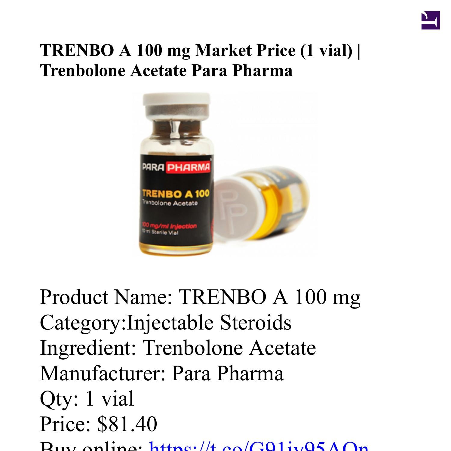 TRENBO A 100 mg Market Price 1 vial Para Pharma.pdf | DocDroid