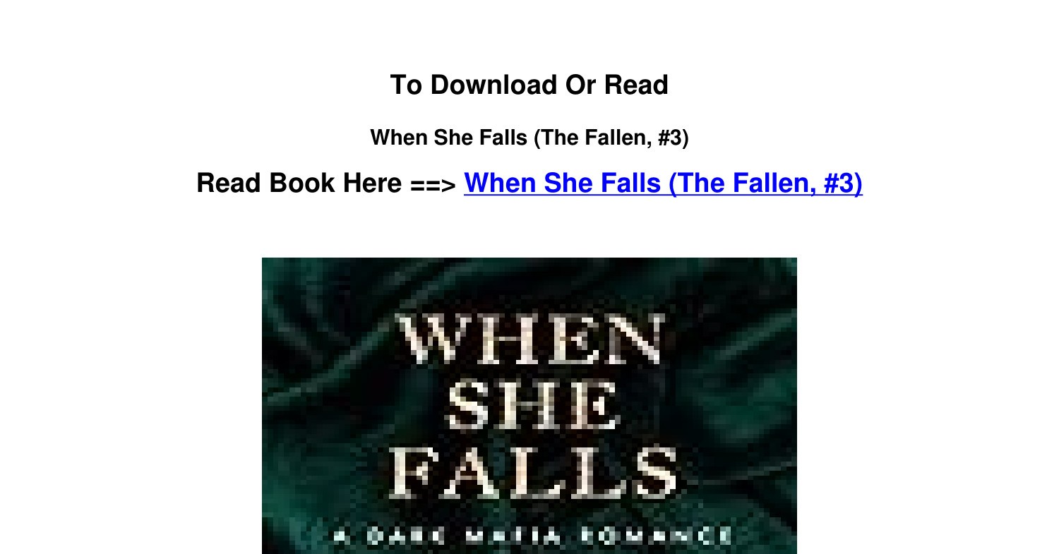 DOWNLOAD epub When She Falls The Fallen 3 BY Gabrielle Sands.pdf | DocDroid
