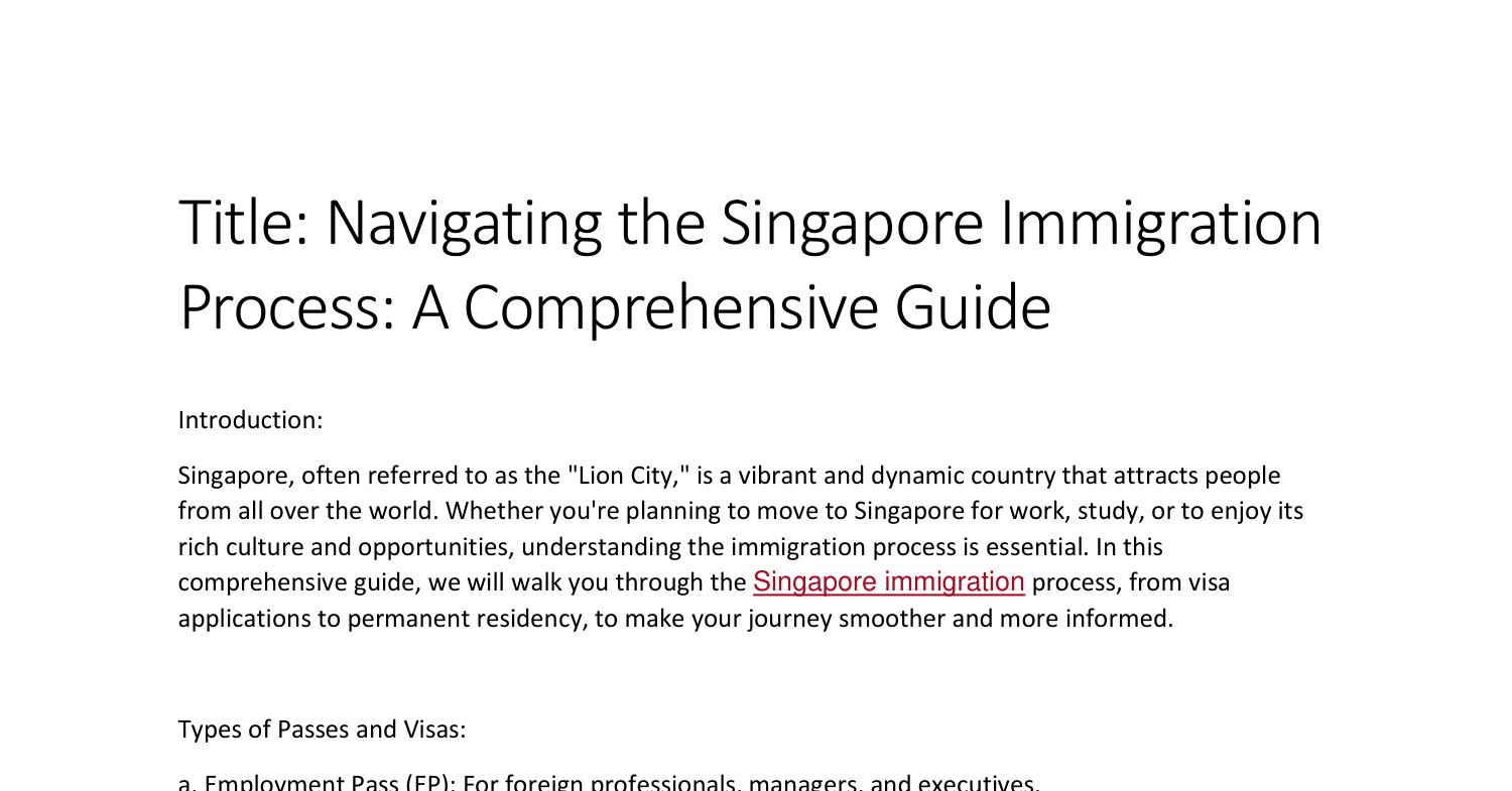 Singapore immigration.docx | DocDroid