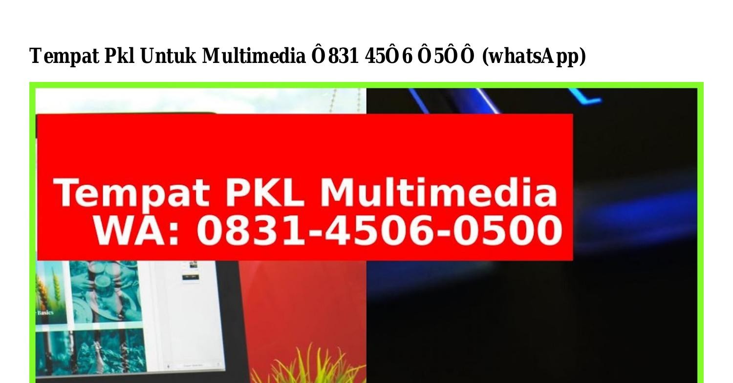 Tempat Pkl Untuk Multimedia.pdf | DocDroid
