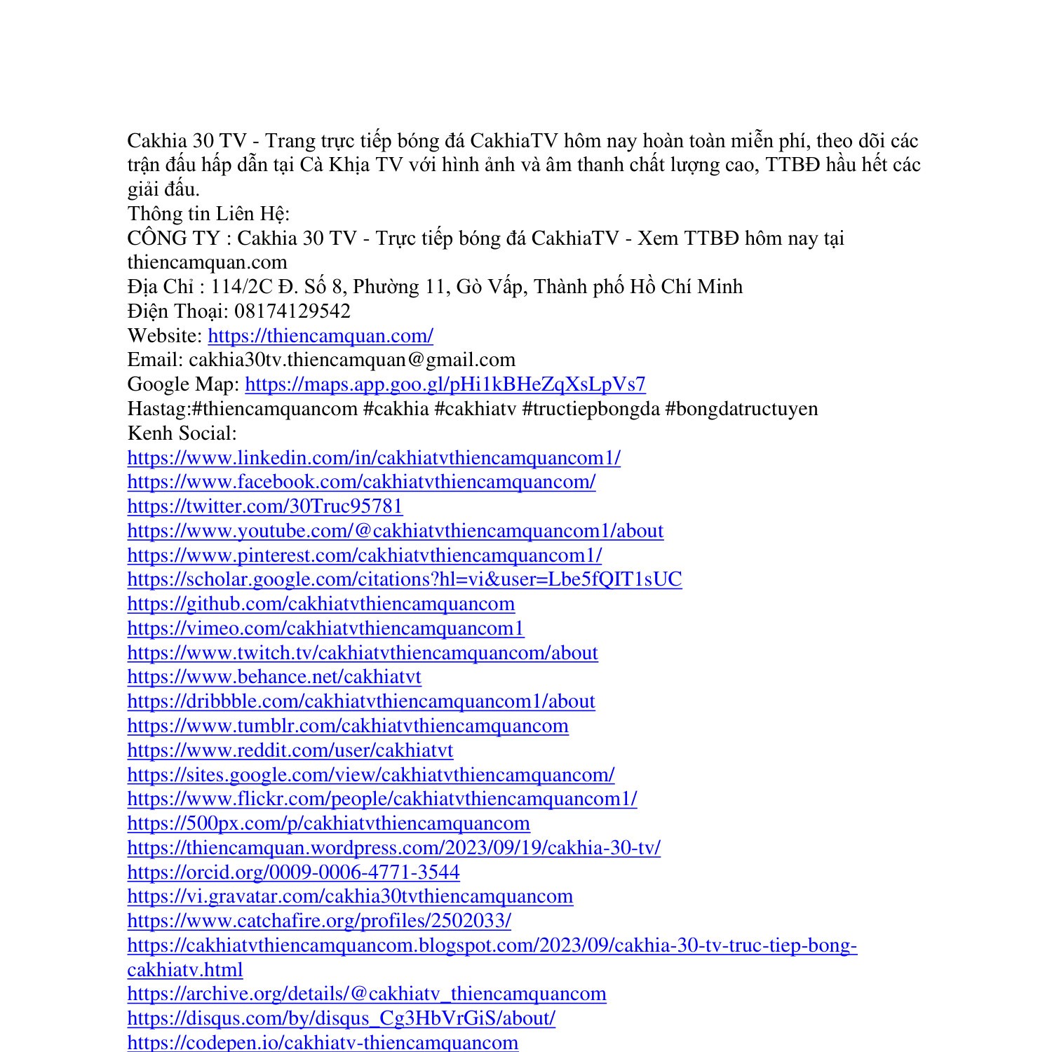 Cakhia 30 TV.docx | DocDroid