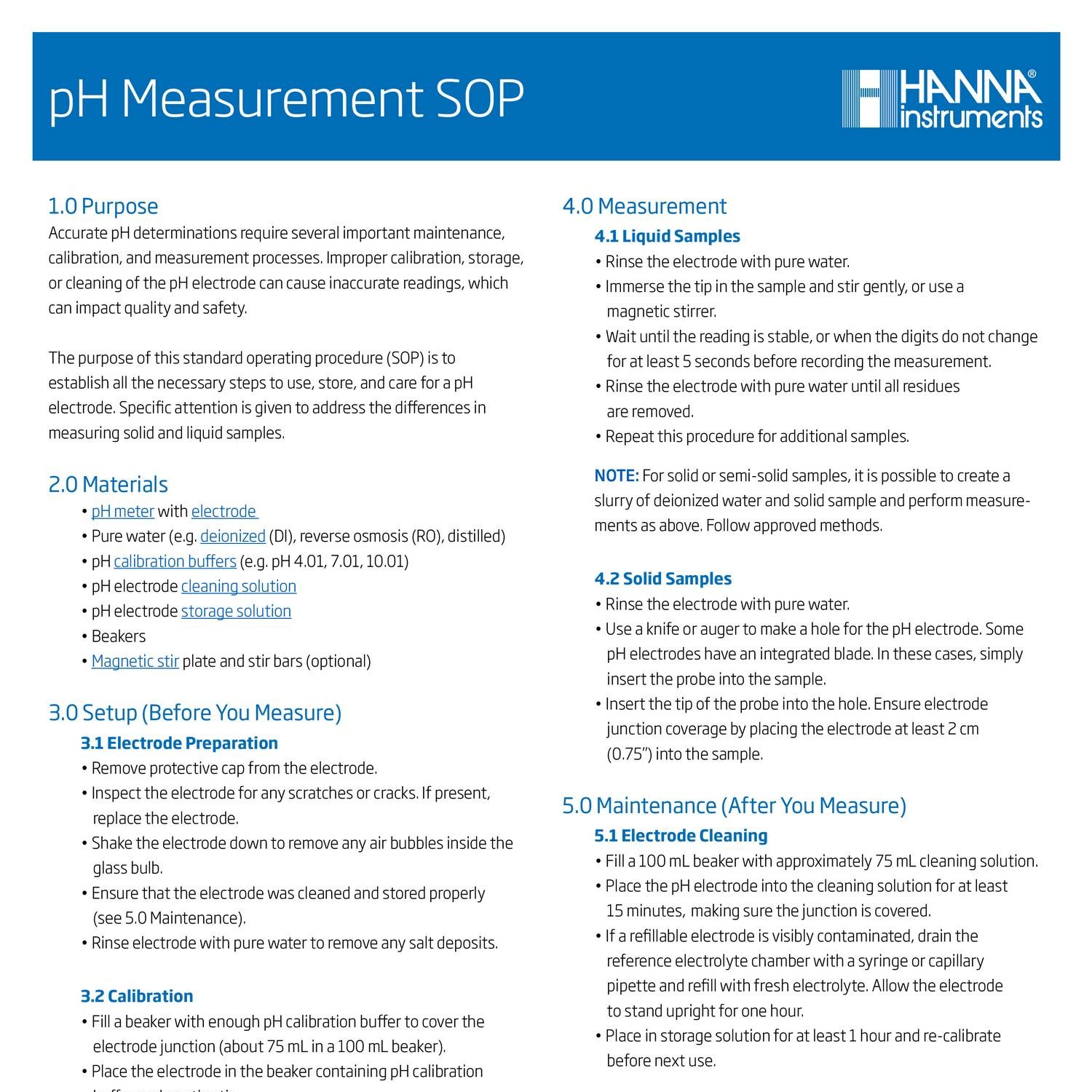 ph-measurement-sop--hanna-instruments.pdf | DocDroid