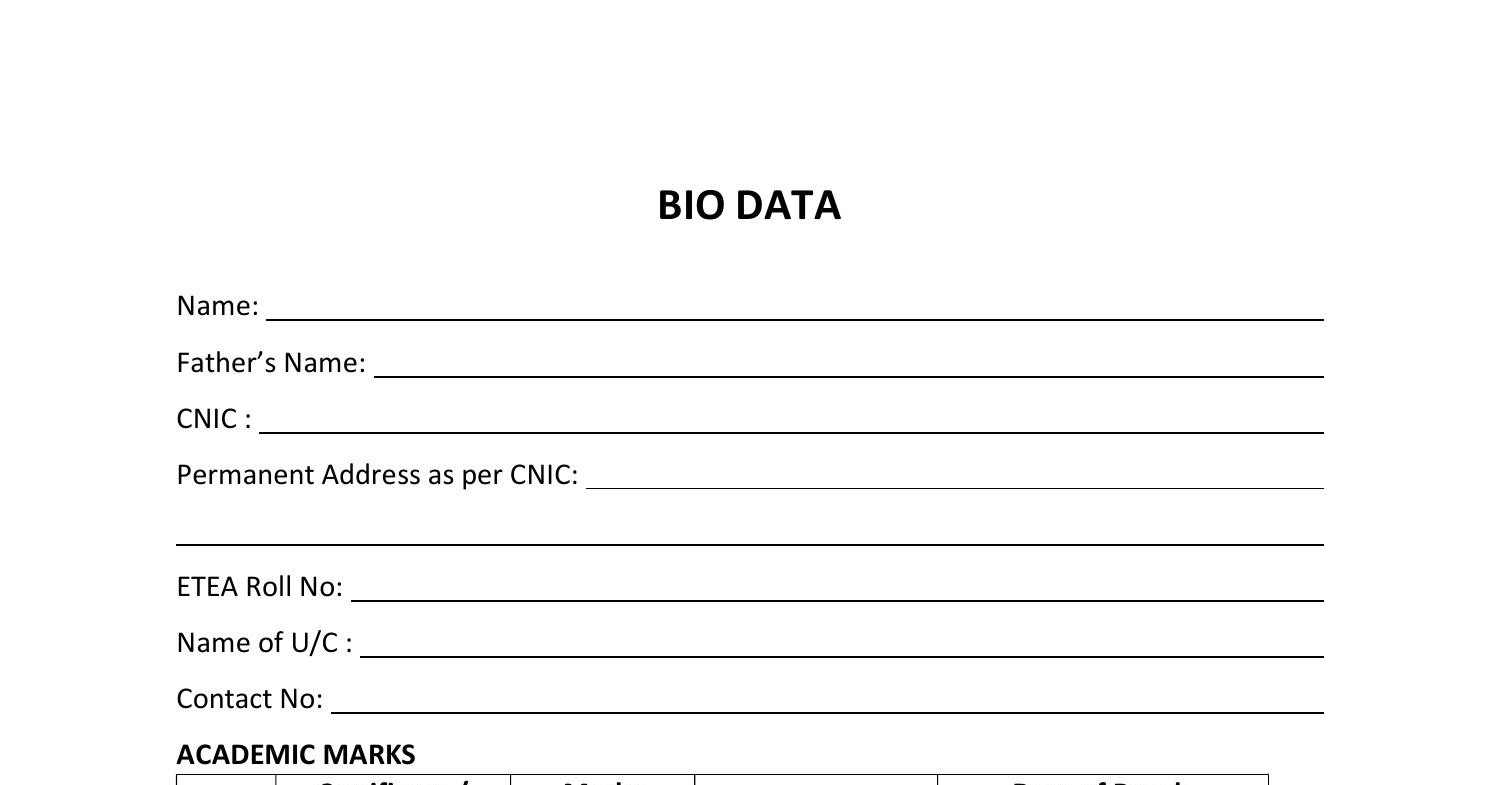 BIO DATA.pdf | DocDroid