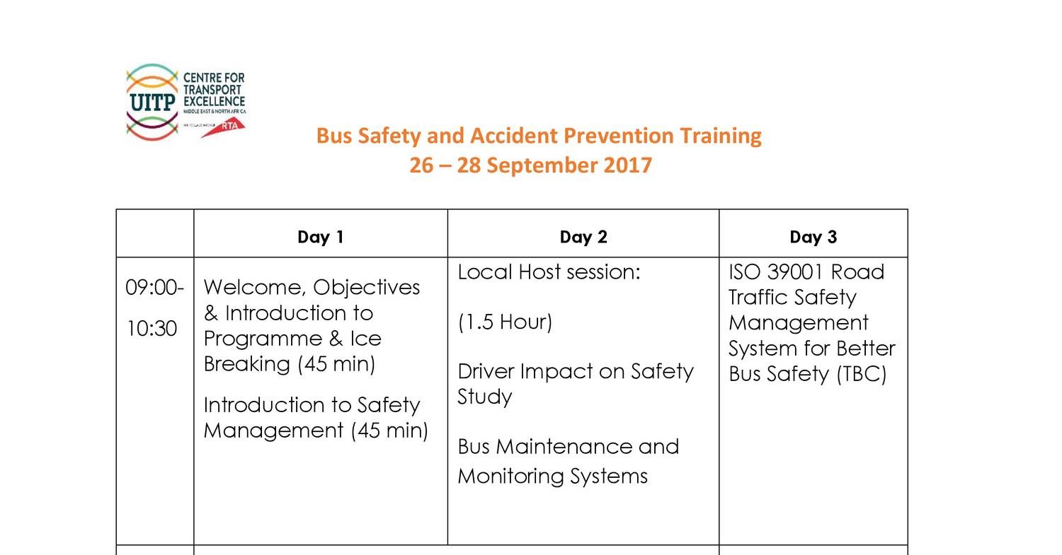 Programme Bus Safety and Accident Prevention Training.pdf | DocDroid