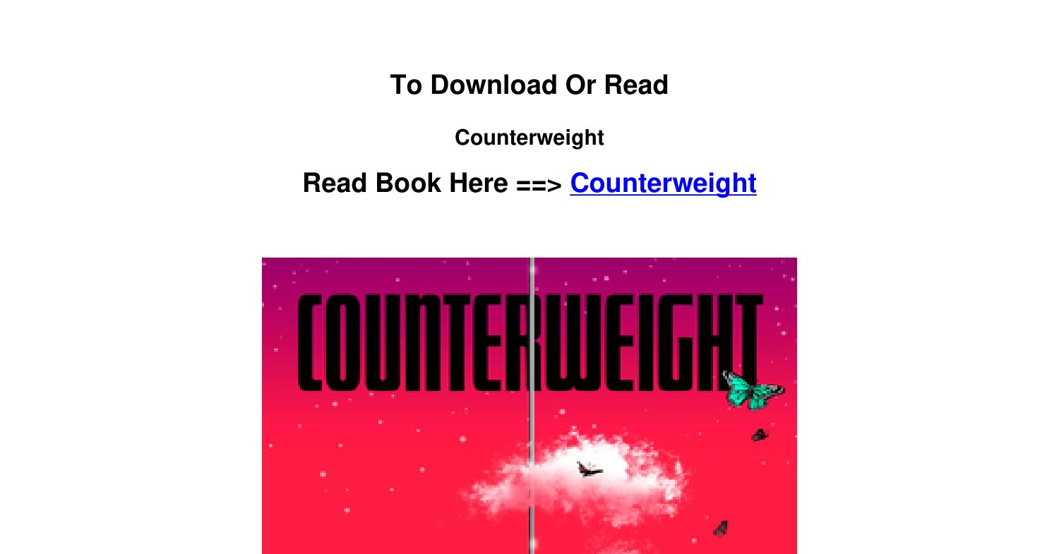 Download pdf Counterweight By Djuna.pdf | DocDroid