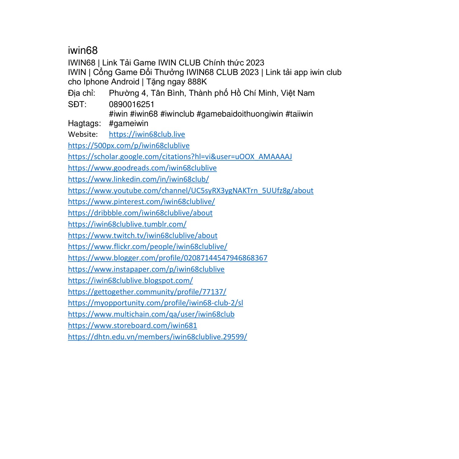 iwin68club.docx | DocDroid