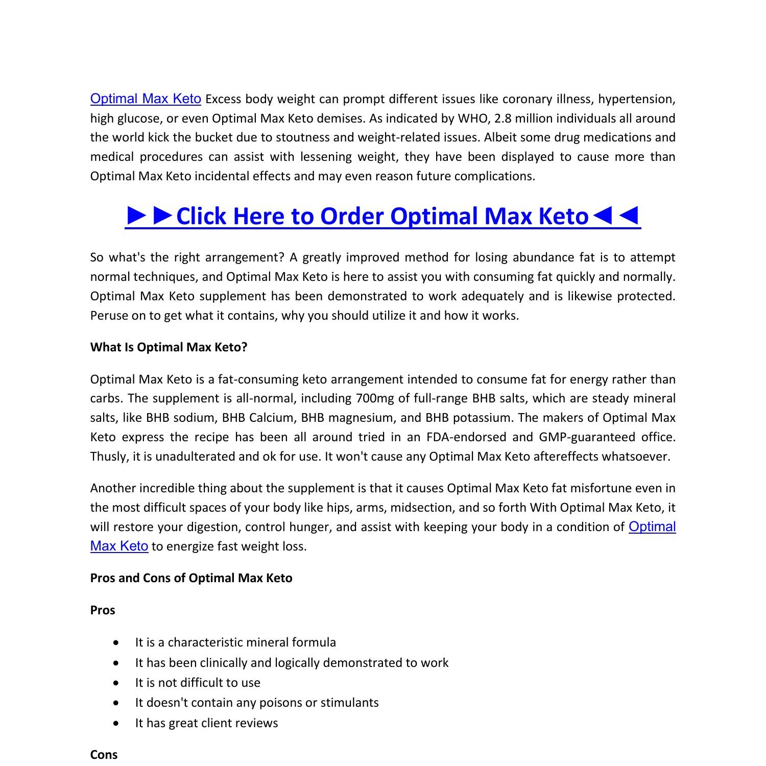 Optimal Max Keto.docx | DocDroid