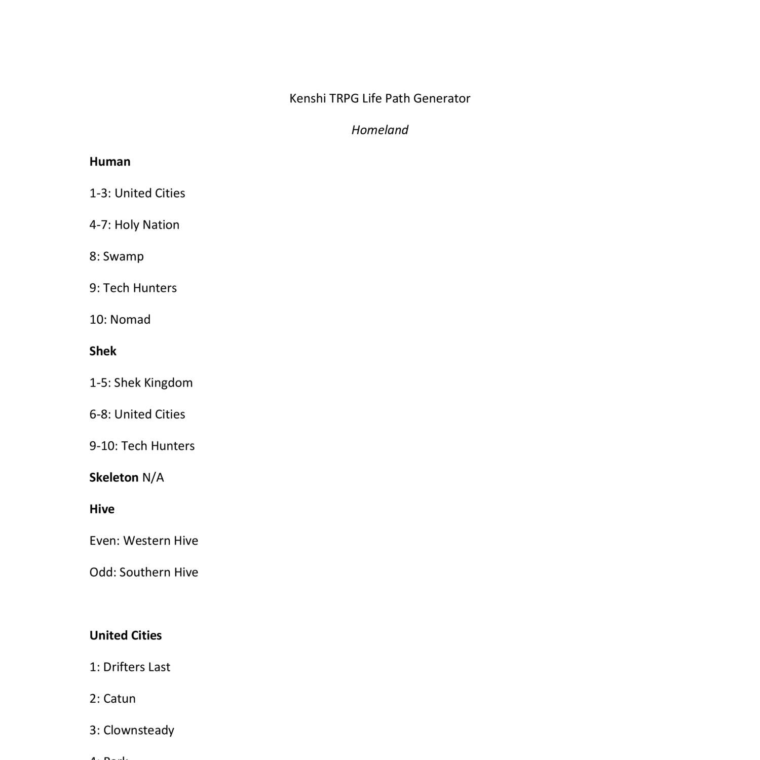 Kenshi TRPG Life Path Generator.docx | DocDroid